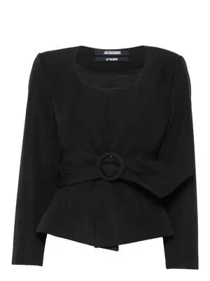 Jacquemus Jackets Fitted Jackets - Black