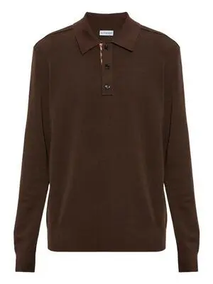 Burberry Burberry Brown Polo Shirts Men Brown