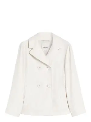 Max Mara Kasia Double-breasted Long-sleeved Jacket - Beige