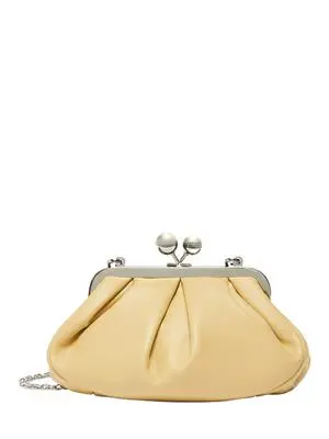 Max Mara Small Nappa Leather Pasticcino Bag - Mustard Yellow