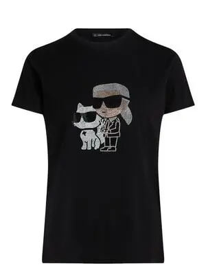 KARL LAGERFELD Ikon Choupette T-shirt