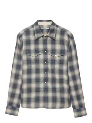ALLSAINTS Brook Regular-fit Western Shirt - Check