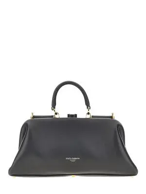 Dolce & Gabbana Plongé Nappa Leather 'grandma' Bag - Black