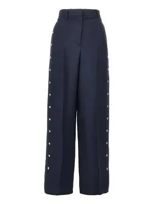 STELLA MCCARTNEY Stella Mccartney Women Tailored Pants With Press-Studs