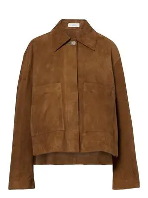 JOSEPH Aitna Suede Jacket - Brown