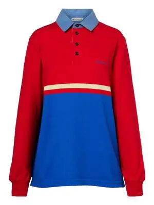 JW Anderson Cotton Jersey Polo Shirt - Multicoloured