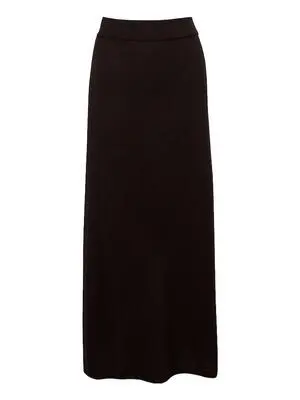 TOTEME Knitted Midi Skirt - Brown