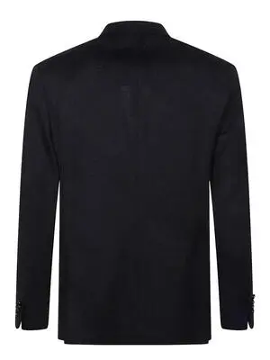 Tagliatore Double-breasted Peak-lapel Suit Jacket - Blue