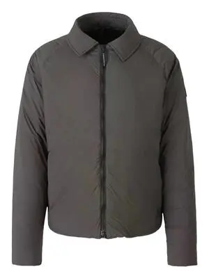 Canada Goose Lodge Track Logo-patch Zip-up Jacket Grey