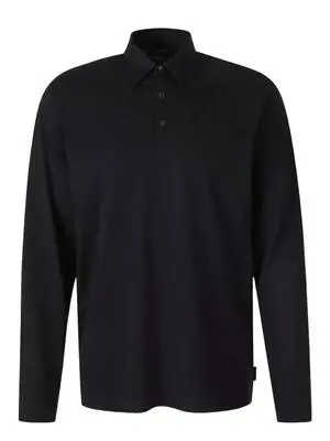 ZANONE Long-sleeve Polo Shirt - Blue