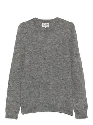 MC2 SAINT BARTH Crew-neck Knitted Sweater - Grey