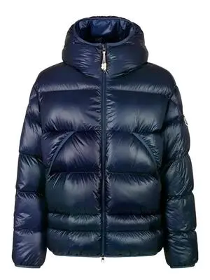 Moncler Anapo Quilted Hooded Jacket - Blue