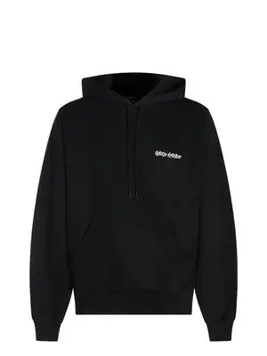 DAILY PAPER Wish Plant Shield Graphic-print Drawstring Hoodie - Black