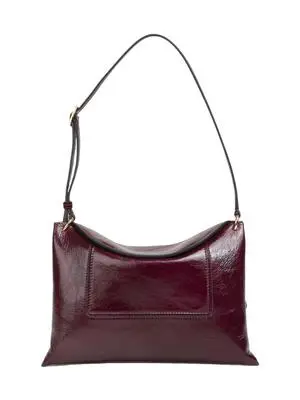 WANDLER Glaze-effect Leather Shoulder Bag