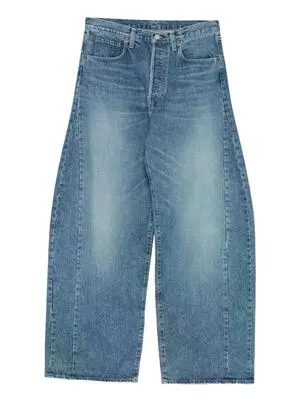 SSSTEIN Deformation Wide-leg Jeans - Blue