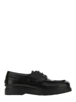 TOD'S Boat Shoes Lace-up "monteco - Black