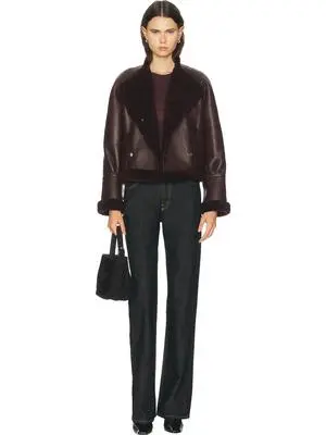 Altuzarra Kenny Coat - Deep Cherry