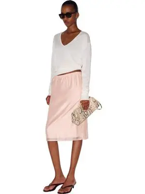 REFORMATION Elana Skirt Light