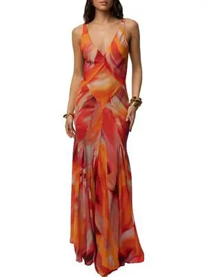 JLUXLABEL Prism Tide Maxi Dress