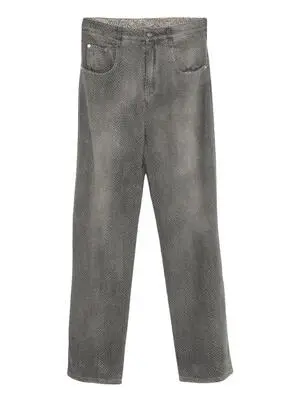 Ermanno Scervino Denim Baggy Jeans - Black