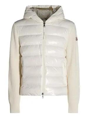 MONCLER Moncler Wool And Nylon Padded Cardigan