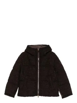 Moncler Cristallin Short Down Jacket - Brown