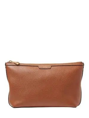 ASPINAL OF LONDON Leather Hudson Toiletry Bag - Brown