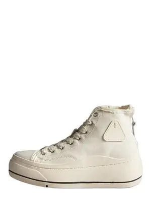 R13 Kurt High Top Sneaker - Ecru