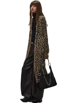 R13 Printed Long Cardigan Multi