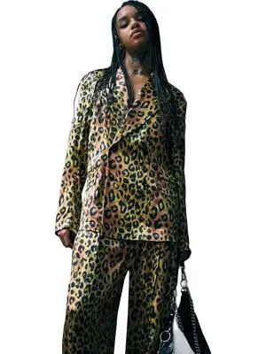 R13 Oversized Ragged Blazer - Multi
