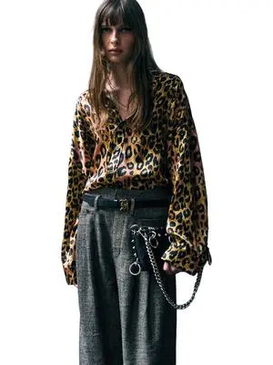 R13 Drop Neck Shirt Multi