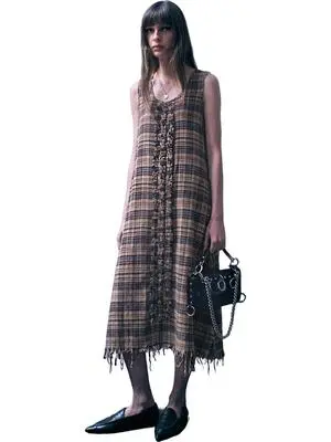 R13 Sleeveless Midi With Ruffles - Multi