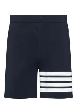 THOM BROWNE Mid Thigh Tech Printed M Bar Shorts 'navy'