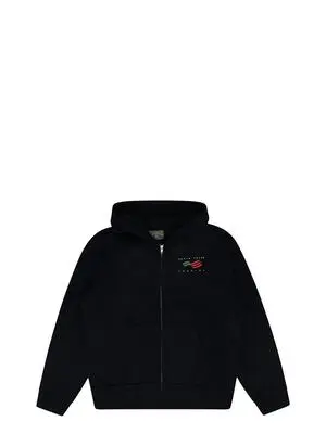 DENIM TEARS Ellis Tears Zip Hoodie - Black