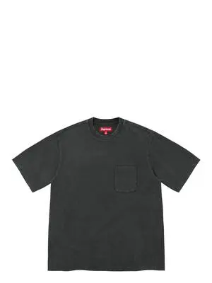 Supreme Cracked Pocket Short-sleeve Top - Black