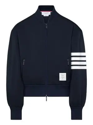 Thom Browne 3m Printed Bar Bomber 'navy - Blue