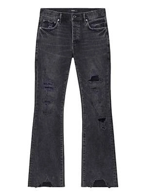 PURPLE BRAND Vintage Heavy Destroy Jeans - Black