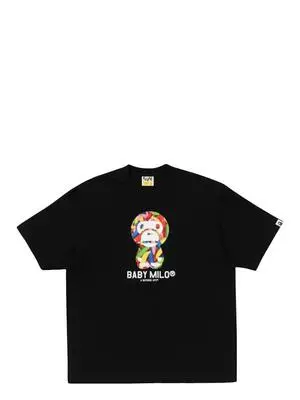 A BATHING APE Banana Baby Milo Relaxed Fit Tee Shirt - Black
