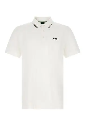 BOSS Neutrals Polo Shirts - Cream
