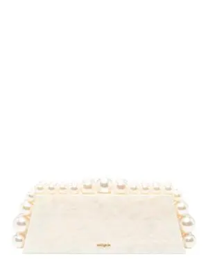 Cult Gaia Neutrals Clutch Bags - Cream