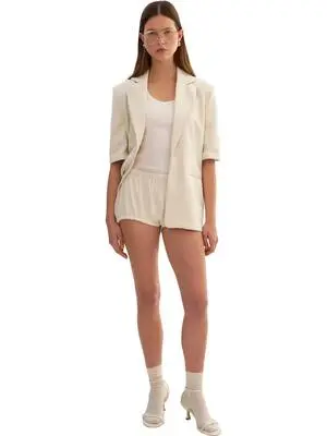 LAMARQUE Cleo Faux Suede Bloomer Shorts