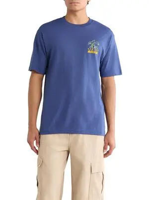 VANS Living Legend Cotton Graphic T-shirt - True Navy