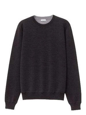 Iris Von Arnim Merino Sweater Reversible - Anthra/platinum