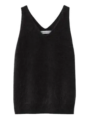Iris Von Arnim Brushed Cashmere Sweater Black