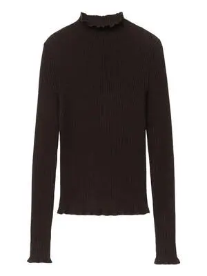 Iris Von Arnim Superfine Cashmere Shirt - Chocolate