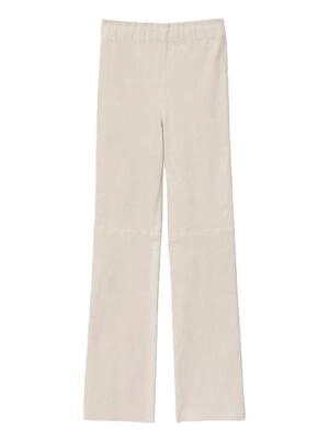 Iris Von Arnim Leather Trousers - Alabaster