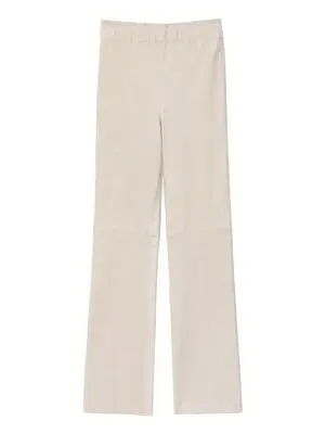 Iris Von Arnim Leather Trousers - Alabaster
