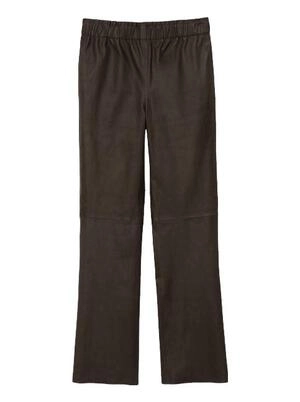 Iris Von Arnim Leather Trousers - Chocolate