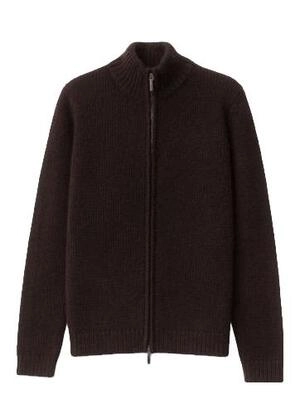 Iris Von Arnim Cashmere-silk Cardigan - Chocolate