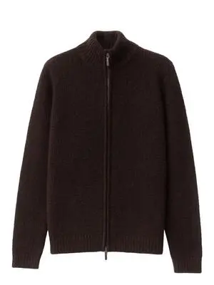 Iris Von Arnim Cashmere-silk Cardigan - Chocolate